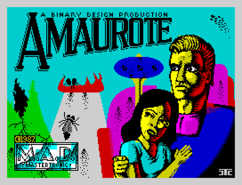 Amaurote ZX Spectrum Loading Screen | The King of Grabs