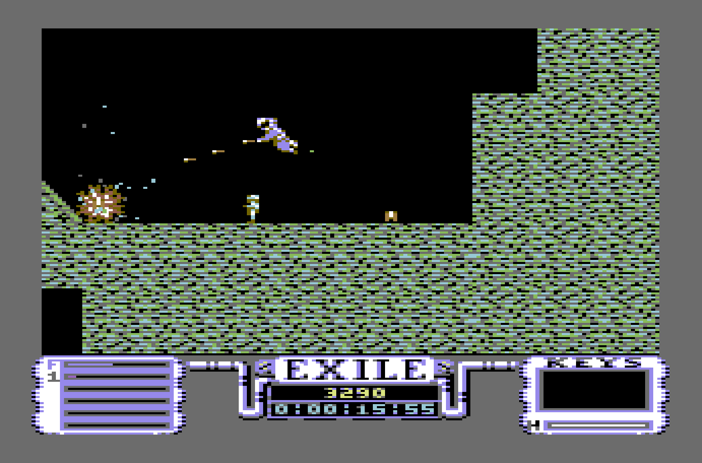 Exile C64 16 | The King of Grabs