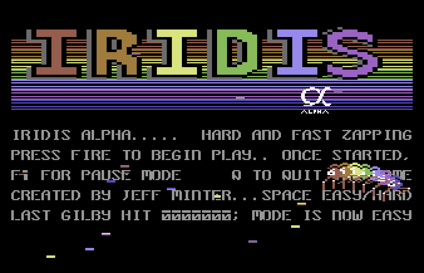 Iridis Alpha, Commodore 64 | The King of Grabs