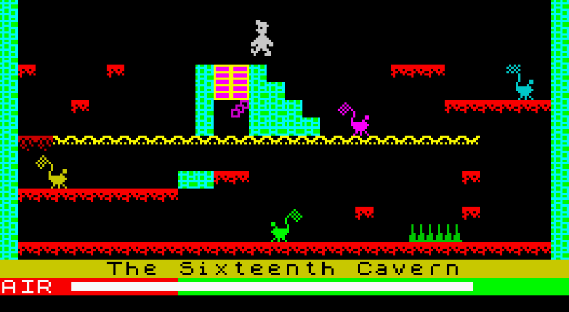 Manic Miner ZX Spectrum Wide | The King of Grabs