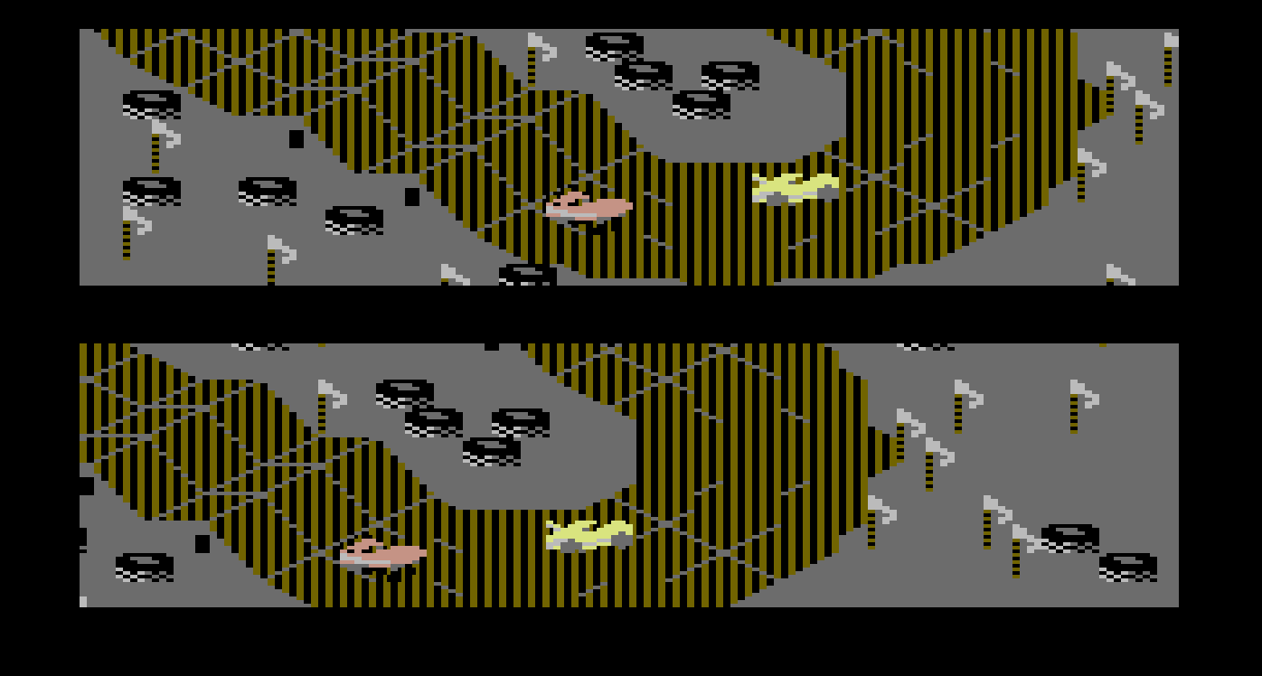 Racing Destruction Set, Commodore 64 | The King of Grabs