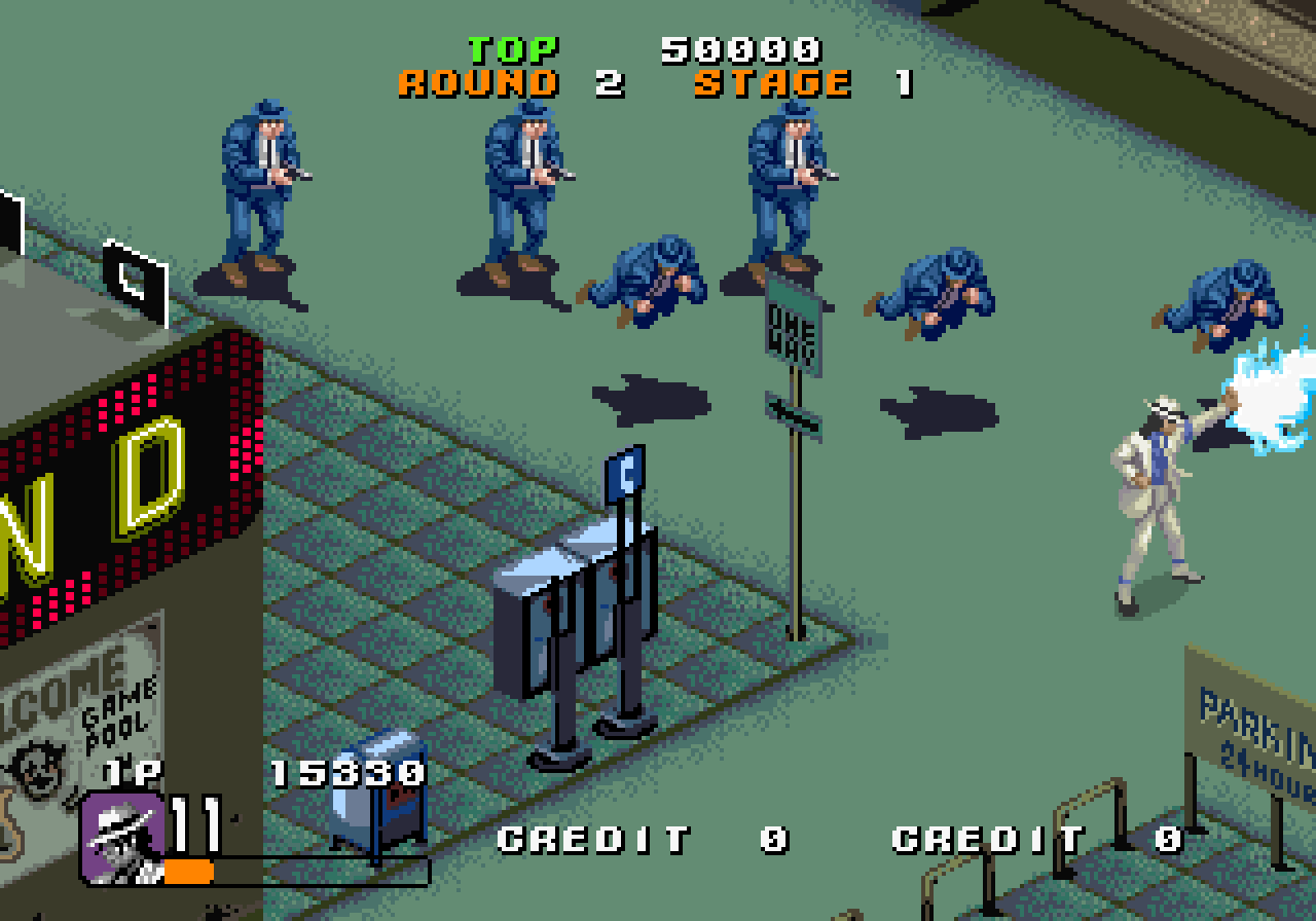 Michael Jackson’s Moonwalker, Arcade | The King of Grabs