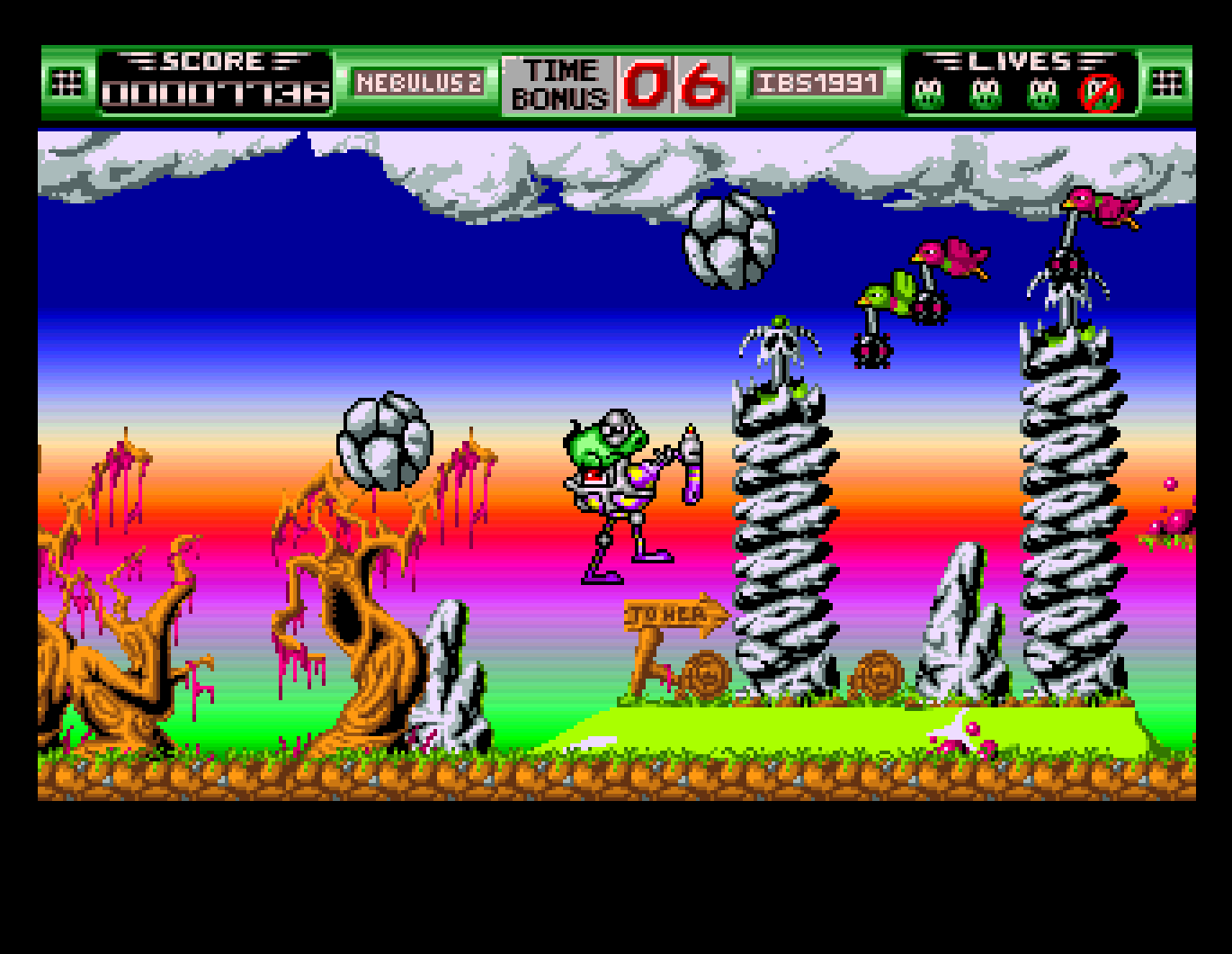 Nebulus 2 Amiga 20 | The King of Grabs