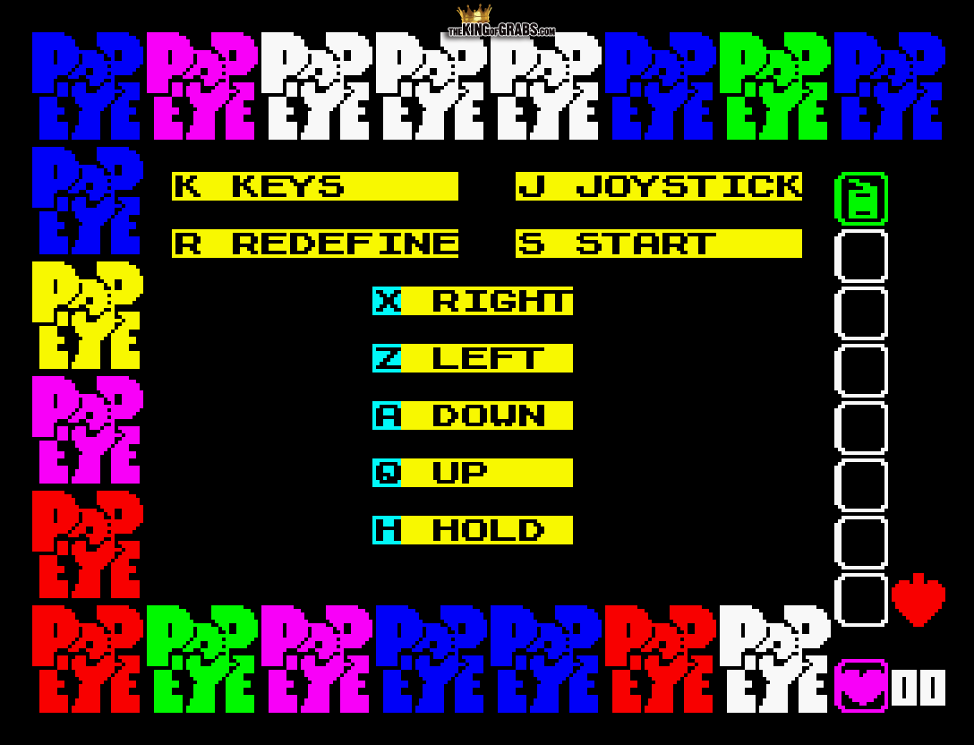 Popeye, ZX Spectrum | The King of Grabs