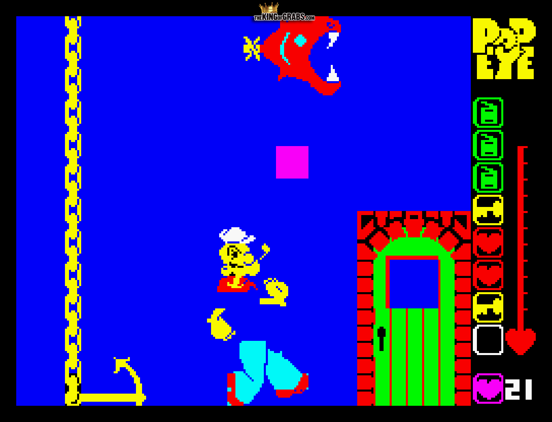 Popeye ZX Spectrum 13 | The King of Grabs