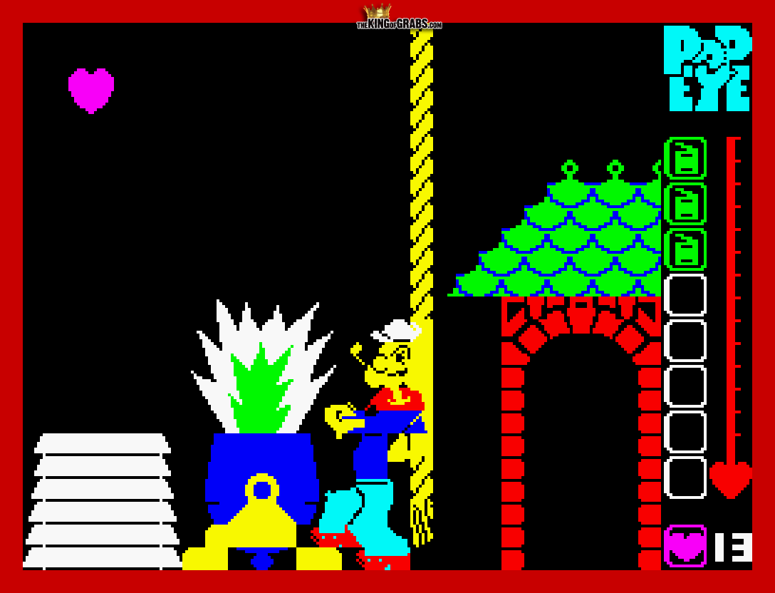 Popeye ZX Spectrum 18 | The King of Grabs