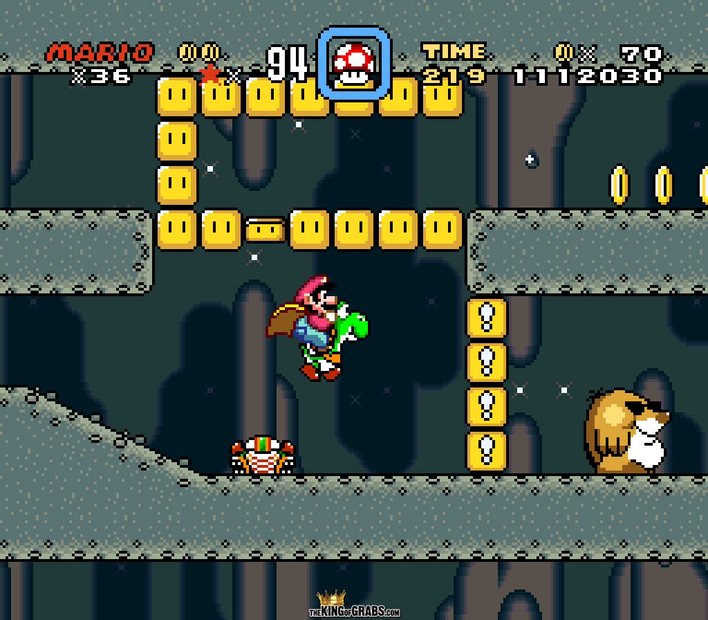 Super Mario World SNES 138 | The King of Grabs