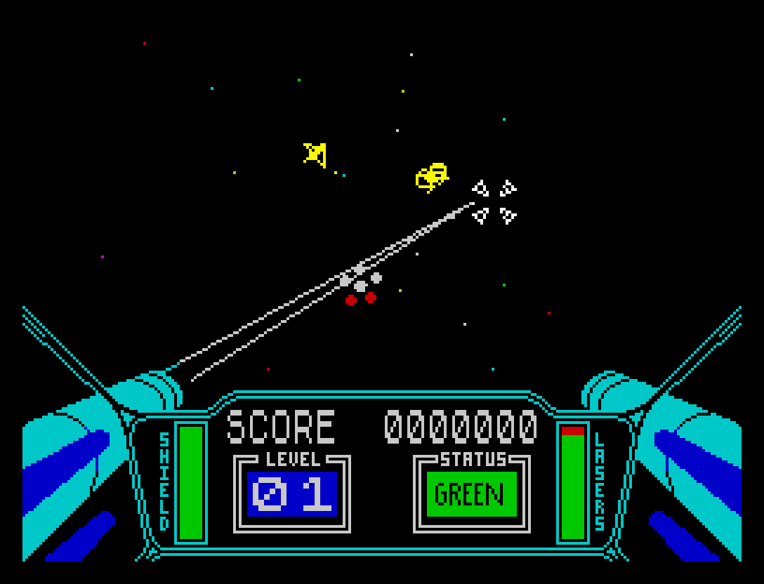 Starstrike 3D, ZX Spectrum | The King of Grabs