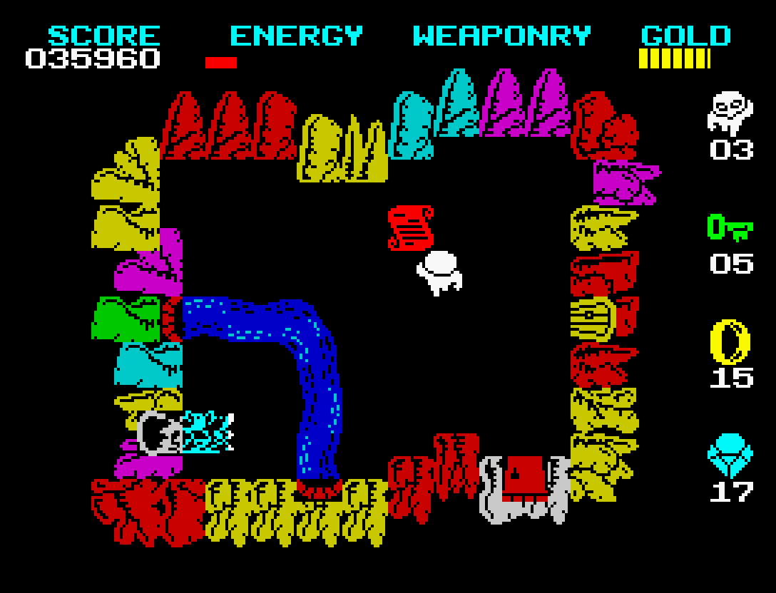 Wizard’s Lair ZX Spectrum 20 | The King of Grabs