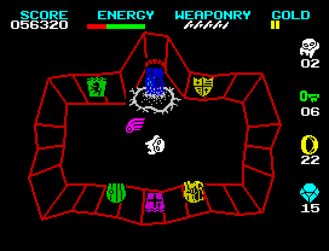 Wizard’s Lair ZX Spectrum 33 | The King of Grabs