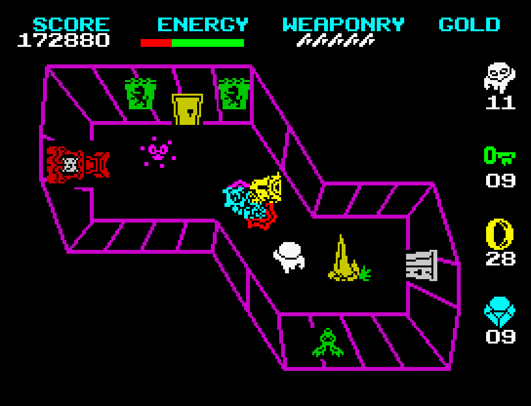 Wizard’s Lair ZX Spectrum 73 | The King of Grabs