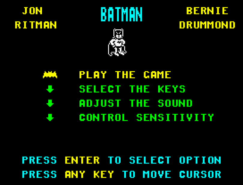 Batman ZX Spectrum 003 | The King of Grabs