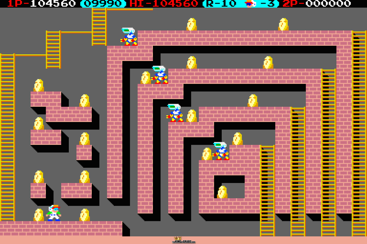 Lode Runner, Arcade | The King of Grabs