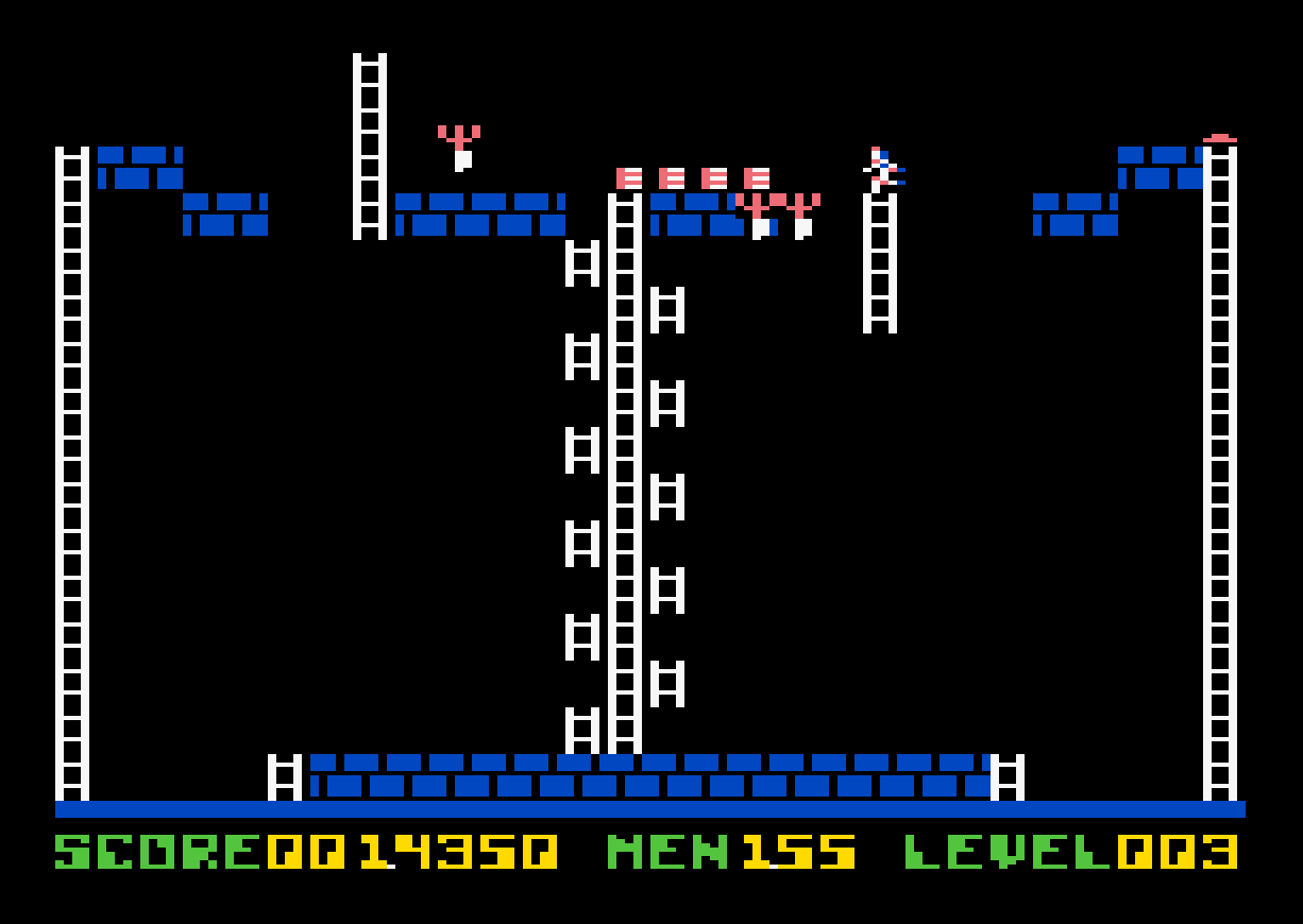 Lode Runner Atari 800 14 | The King of Grabs
