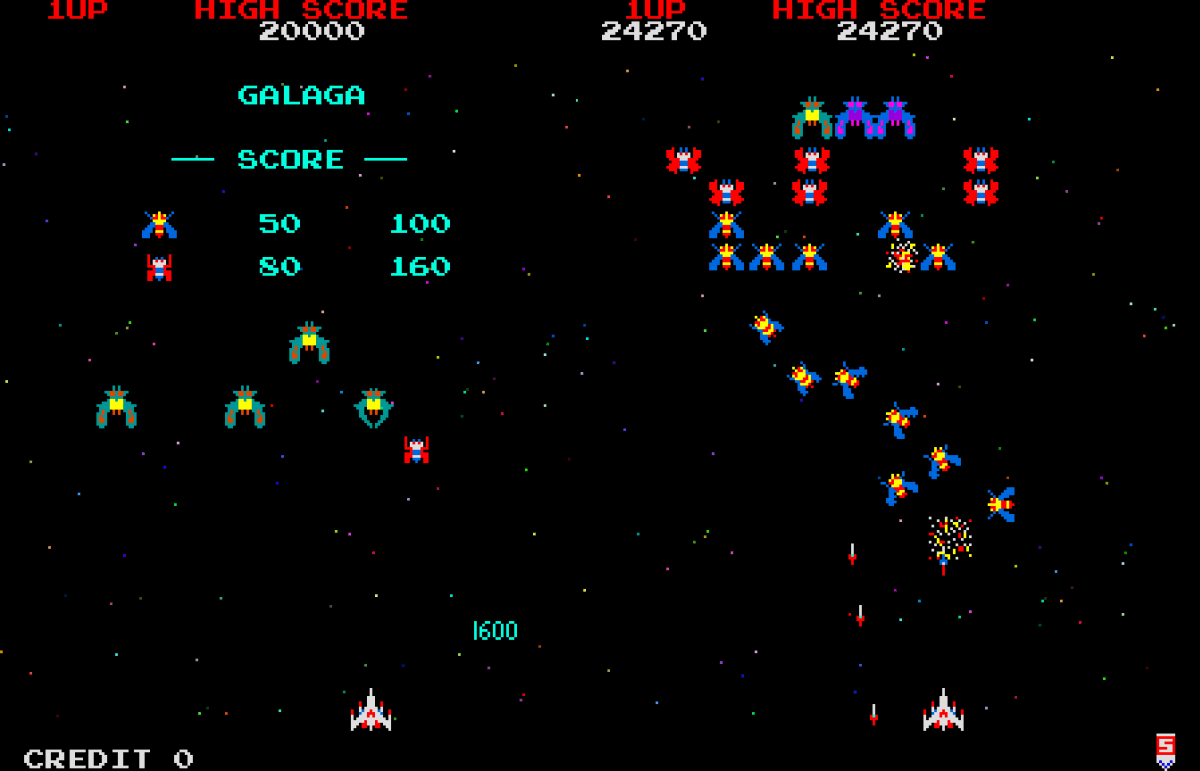 Galaga, Arcade | The King of Grabs