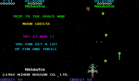 Moon Cresta, Arcade | The King of Grabs
