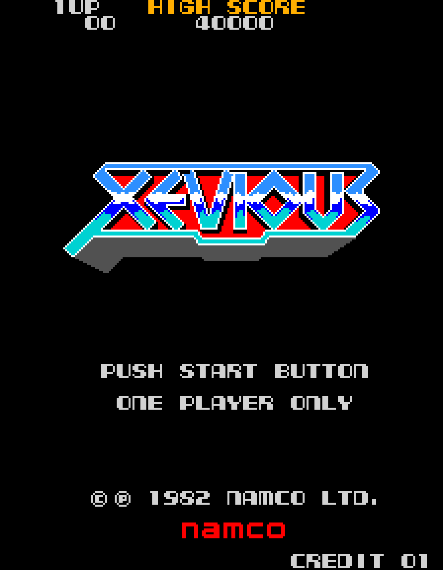 Xevious, Arcade | The King of Grabs