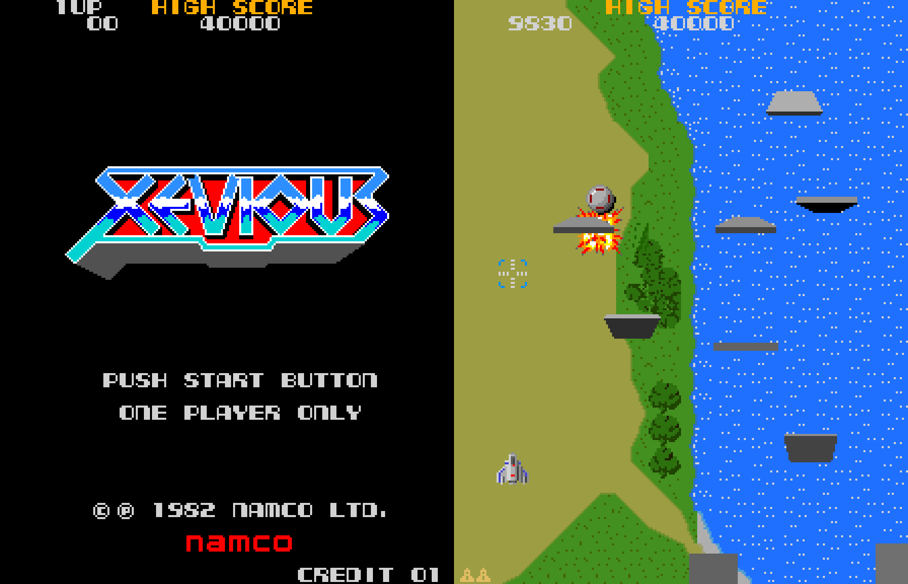 Xevious, Arcade | The King of Grabs