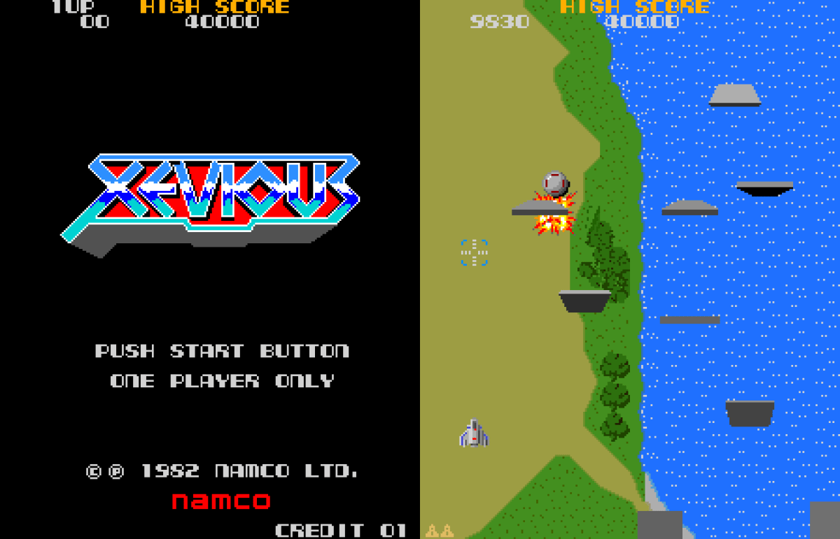 Xevious, Arcade | The King of Grabs