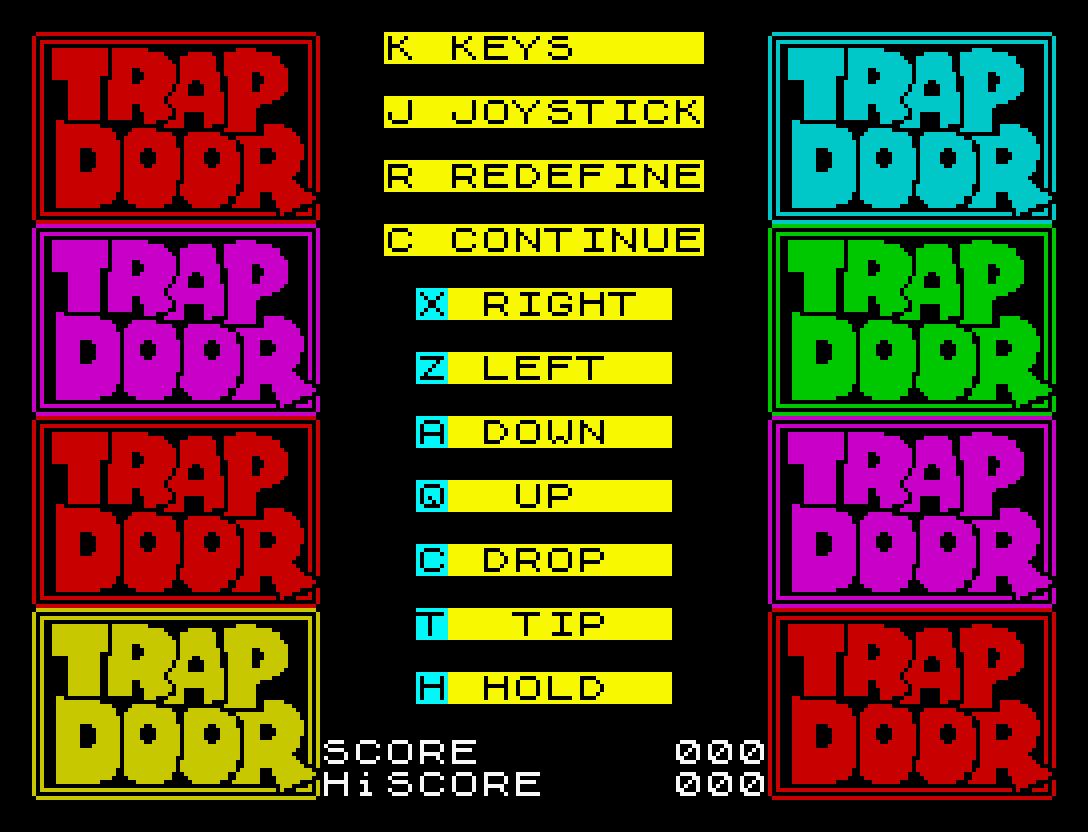 The Trap Door, ZX Spectrum | The King of Grabs