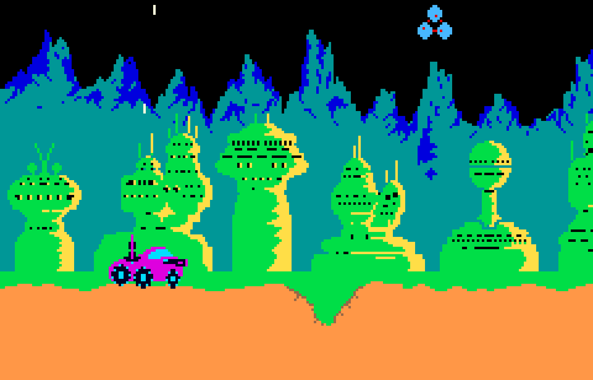 Moon Patrol, Arcade | The King of Grabs