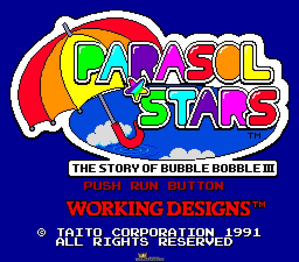 Parasol Stars, PC Engine | The King of Grabs