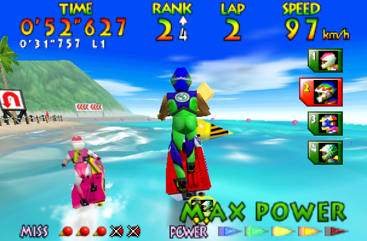 Wave Race 64 N64 015 | The King of Grabs
