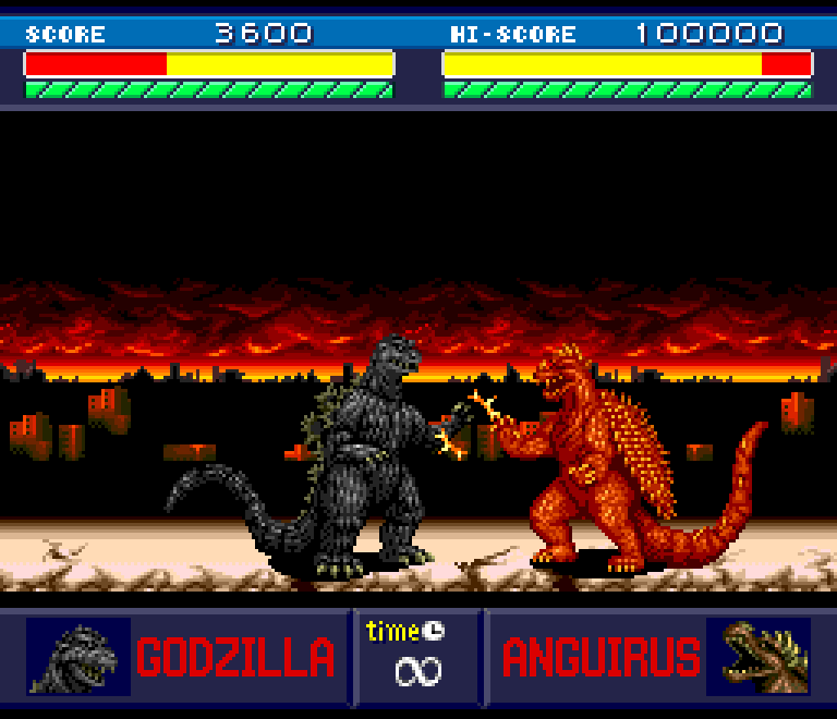 Godzilla: Battle Legends, PC Engine | The King of Grabs