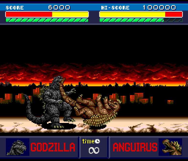 Godzilla: Battle Legends, PC Engine | The King of Grabs