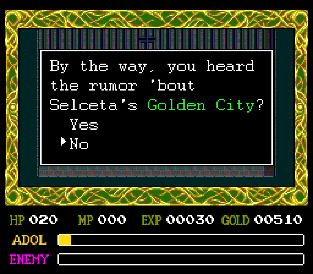 Ys 4 – The Dawn of Ys PC Engine 51 | The King of Grabs