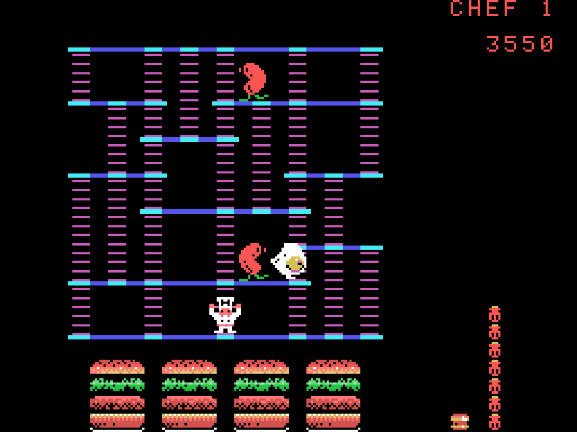 Burger Time ColecoVision 16 | The King of Grabs