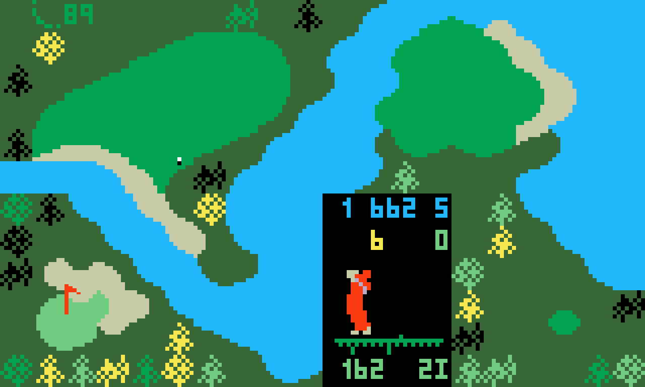 Chip Shot Super Pro Golf, Intellivision | The King of Grabs