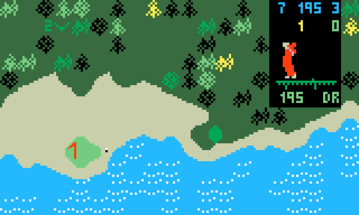 Chip Shot Super Pro Golf, Intellivision | The King of Grabs