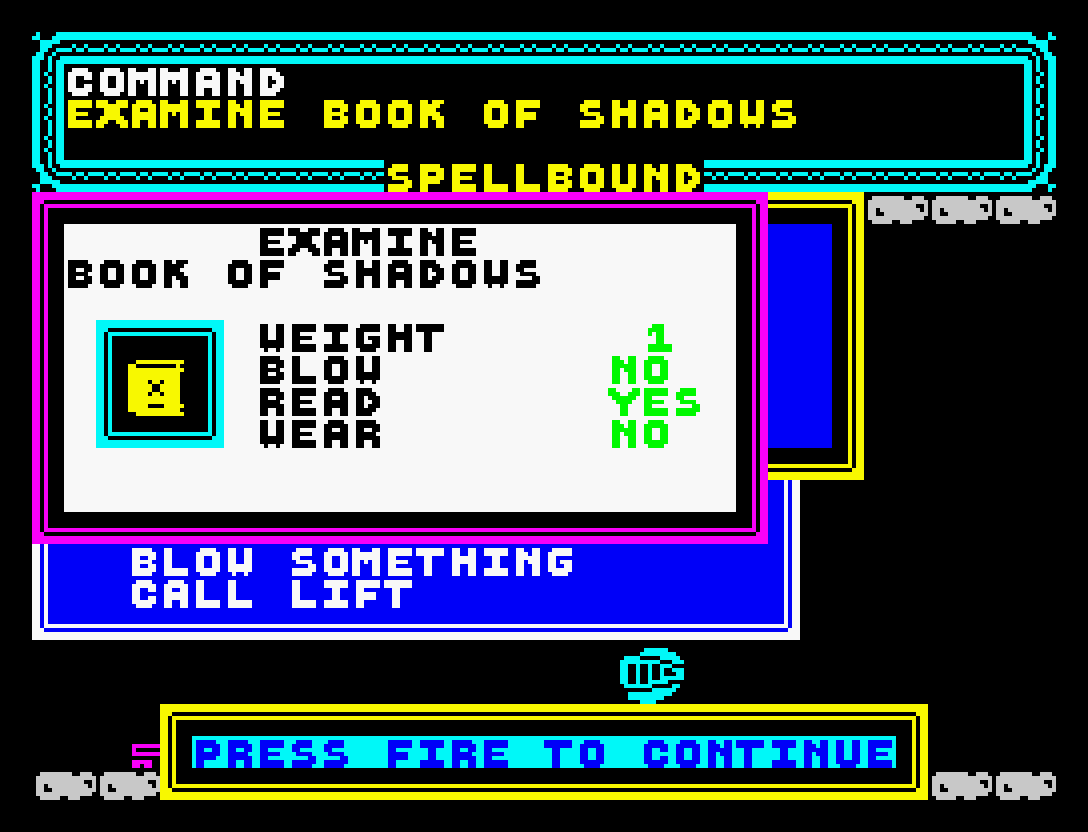 Spellbound 128K ZX Spectrum 30 | The King of Grabs
