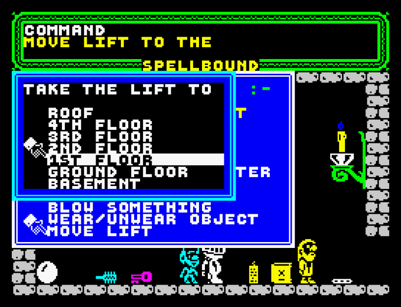 Spellbound 128K ZX Spectrum 41 | The King of Grabs