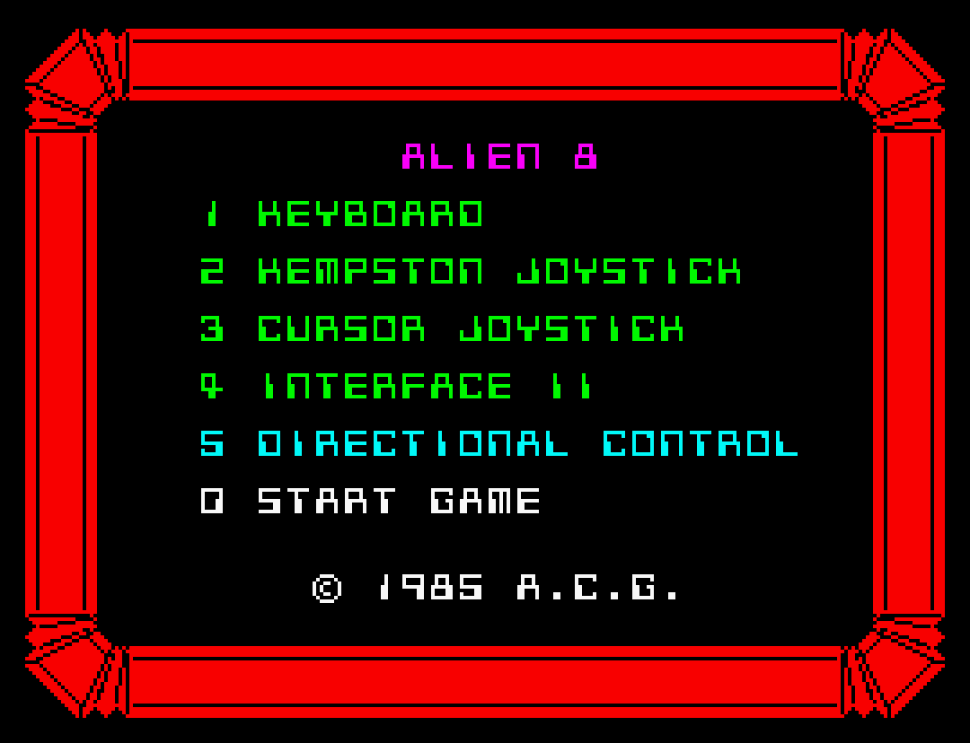 Alien 8, ZX Spectrum | The King of Grabs