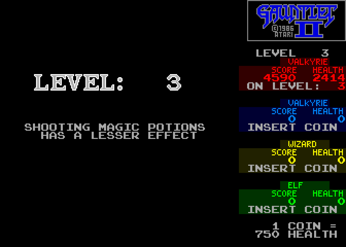 Gauntlet II, Arcade | The King of Grabs
