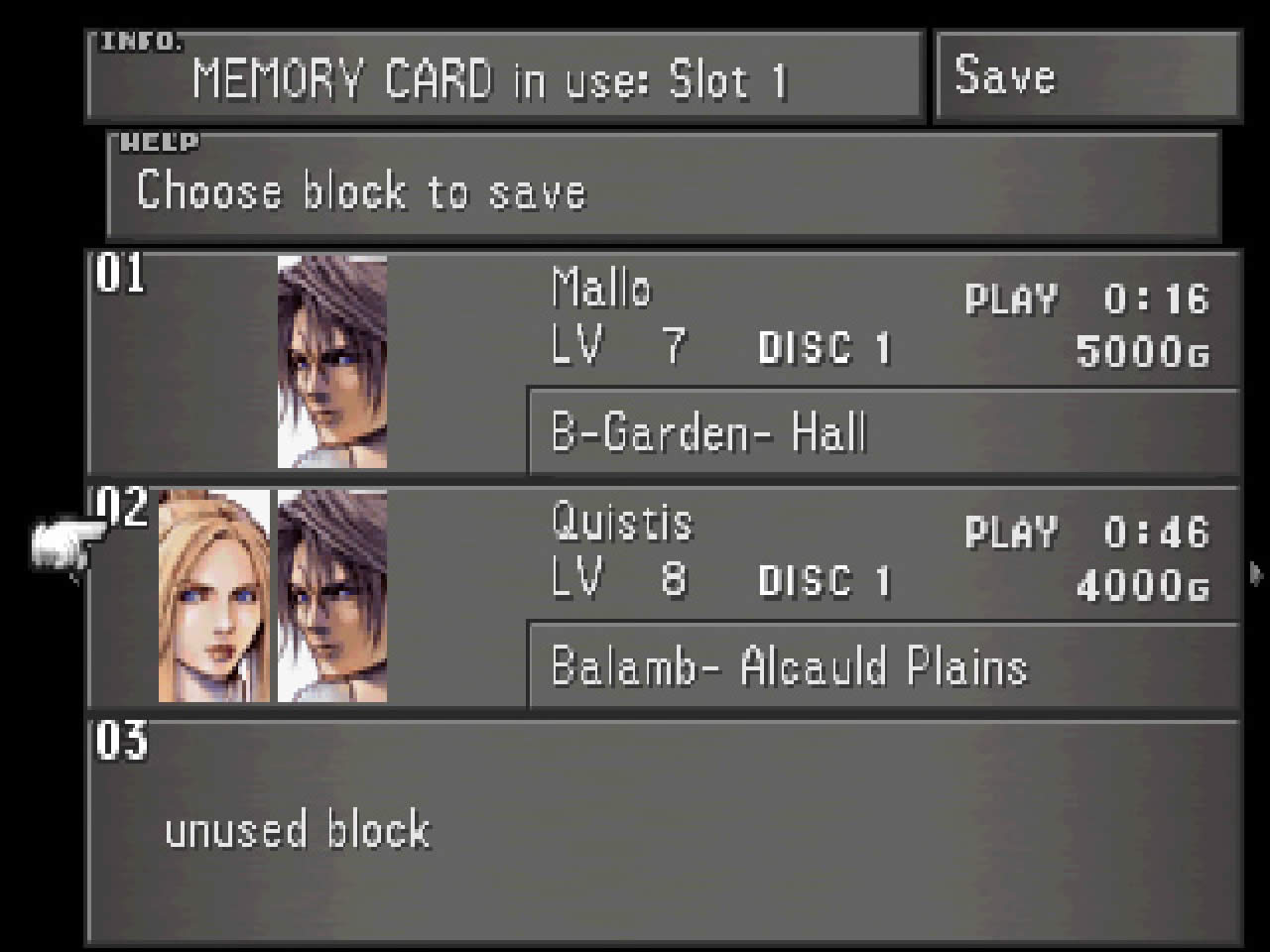 Final Fantasy 8 PS1 148 | The King of Grabs