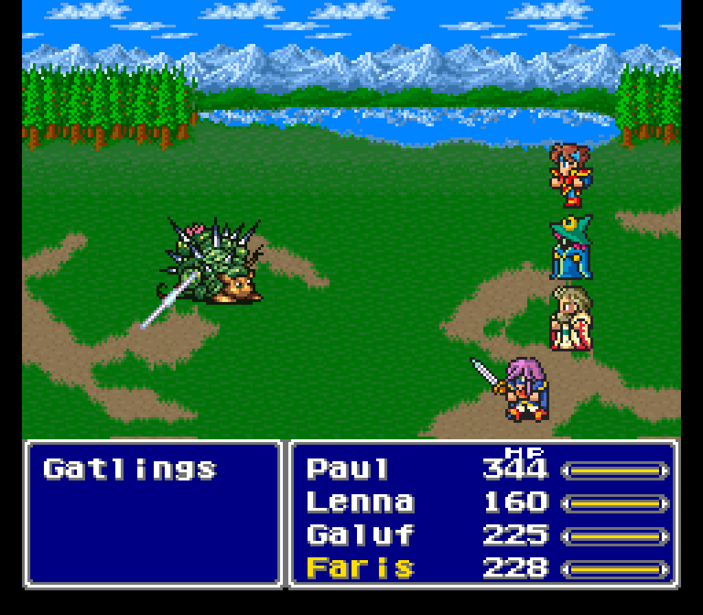 Final Fantasy 5 SNES 099 | The King of Grabs