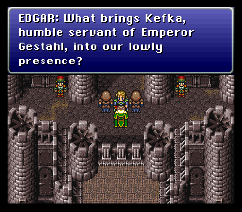 Final Fantasy 6 SNES 046 | The King of Grabs