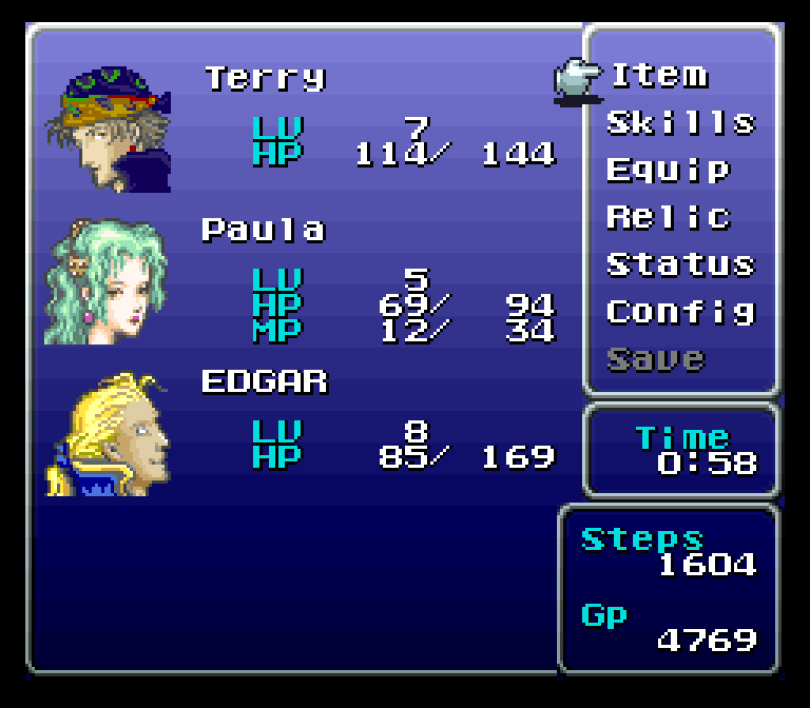 Final Fantasy 6 SNES 058 | The King of Grabs