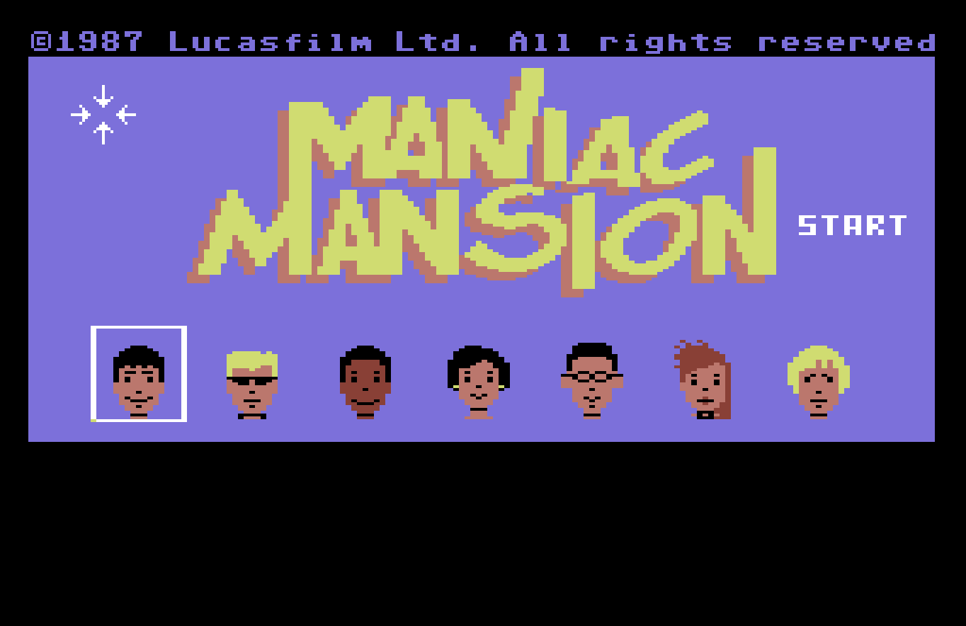 Maniac Mansion C64 01 | The King of Grabs