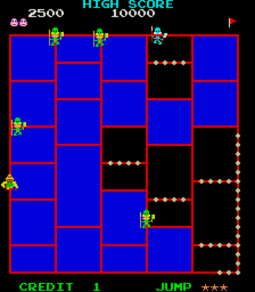 Amidar, Arcade | The King of Grabs