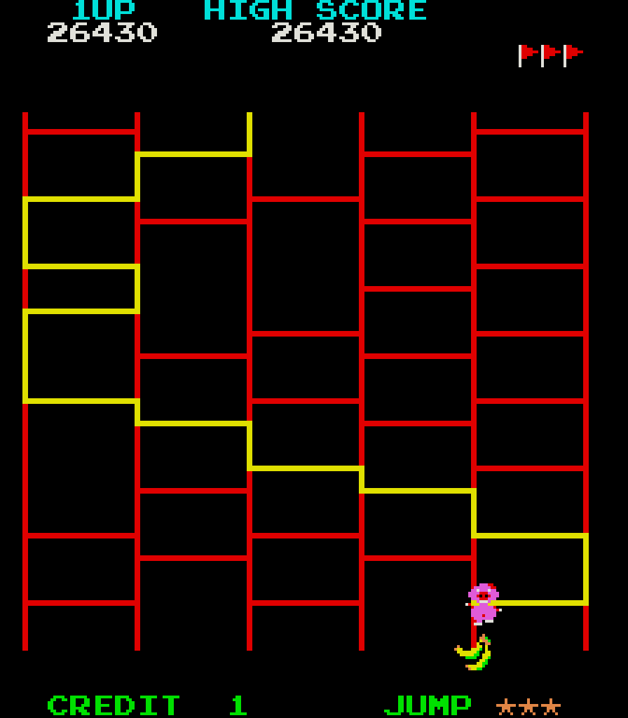 Amidar Arcade 33 | The King of Grabs