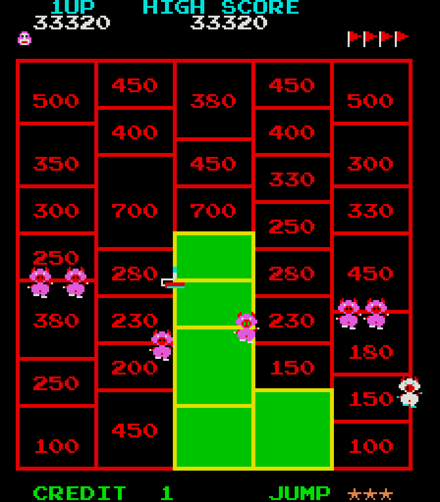 Amidar Arcade 36 | The King of Grabs