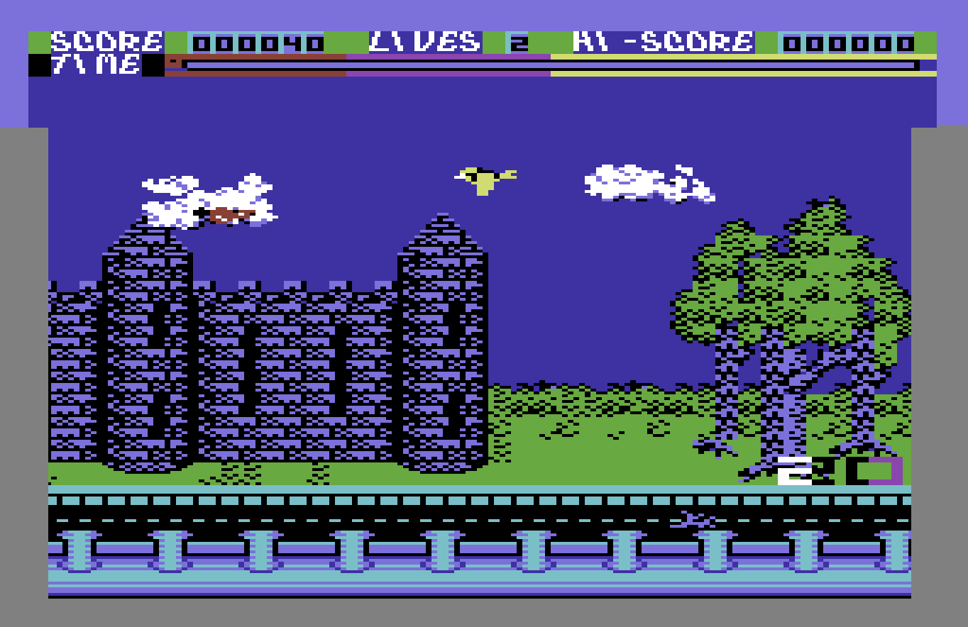 Potty Pigeon, Commodore 64 | The King of Grabs