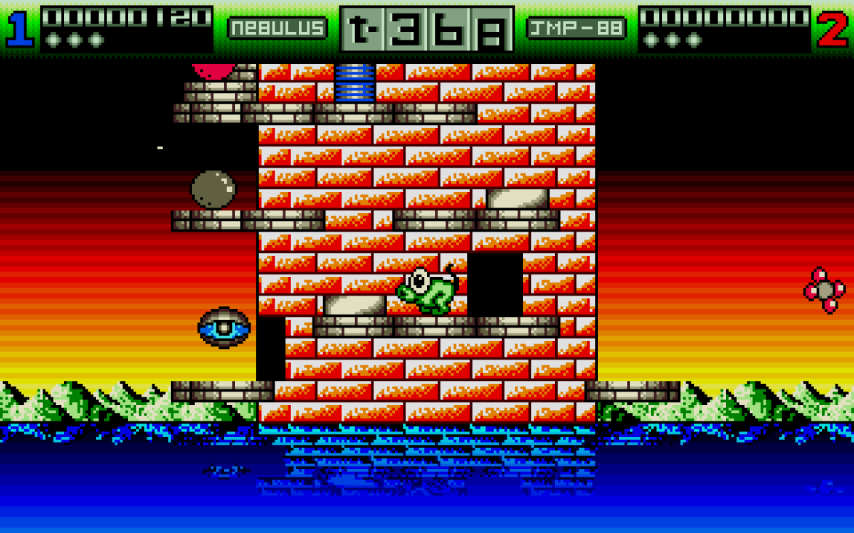 Nebulus, Atari ST | The King of Grabs