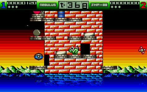 Nebulus, Atari ST | The King of Grabs