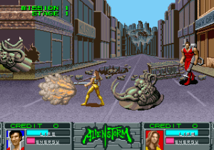 Alien Storm, Arcade | The King of Grabs