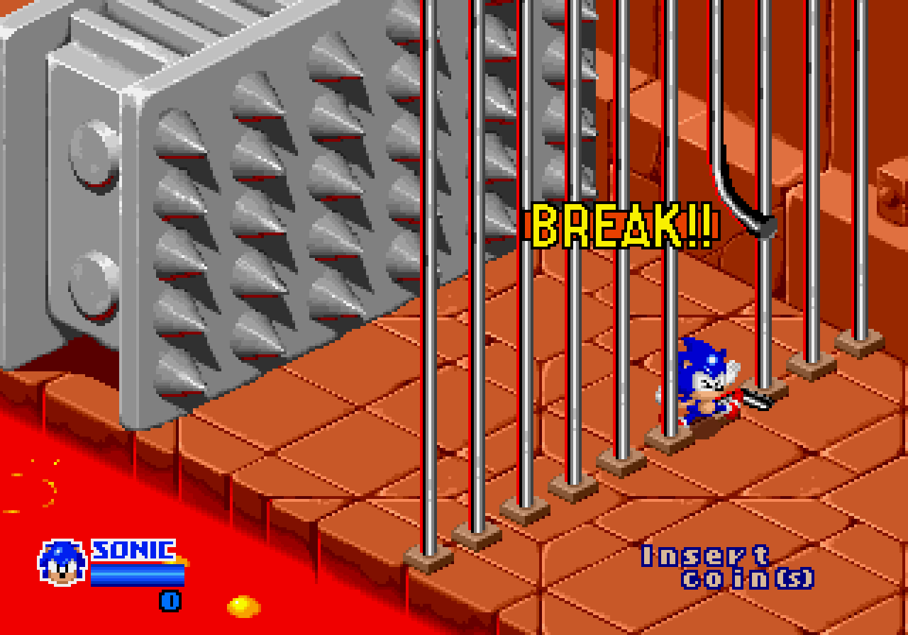 SegaSonic the Hedgehog, Arcade | The King of Grabs